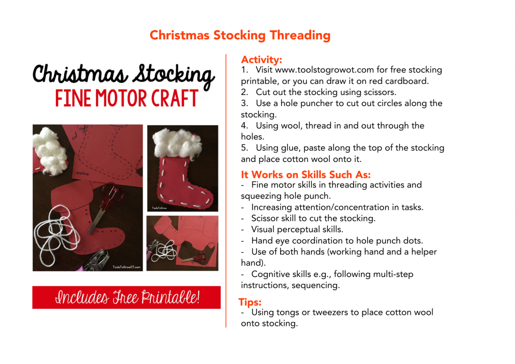 Fine motor skills: Fun Christmas activities for children | Plumtree